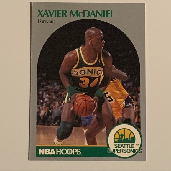 NBA HOOPS | Toys | 99 Nba Hoops Seattle Supersonics Xavier Mcdaniel 280 ...